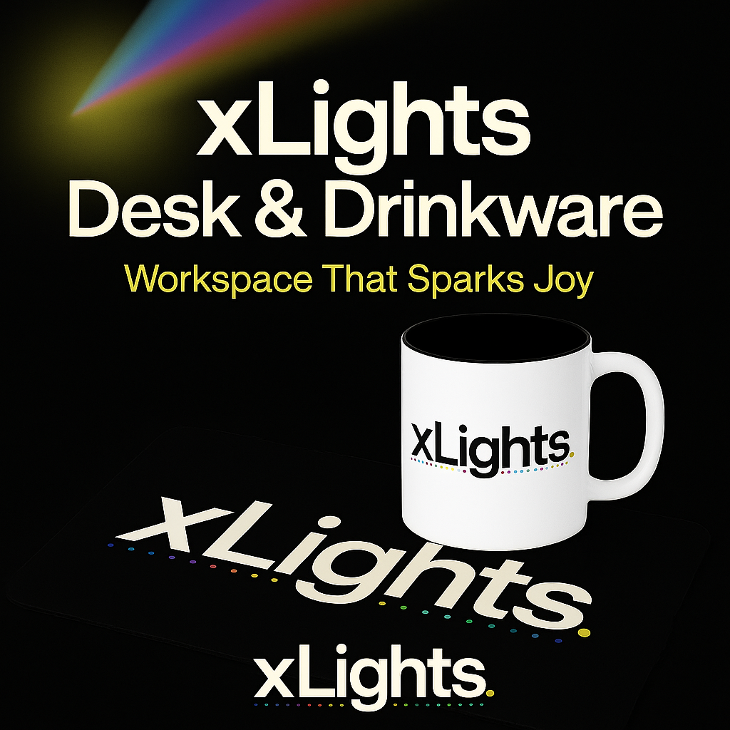 xLights Desk & Drinkware – Johnny 5 Clothing